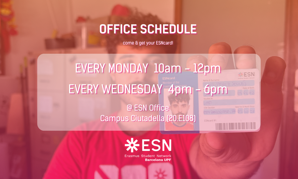 Horarios de Oficina | ESN